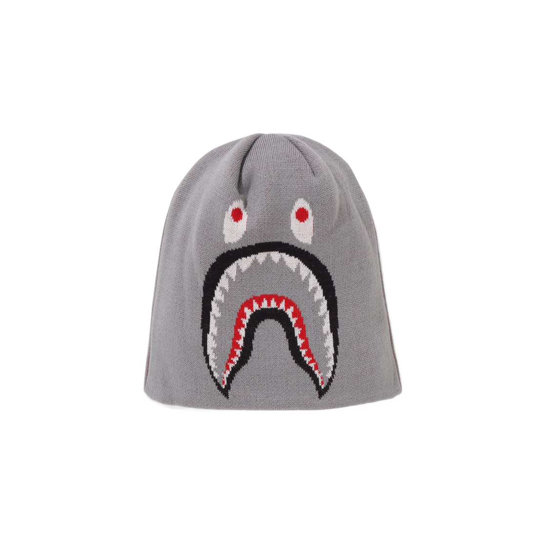 베이프 세컨드 샤크 니트 캡 그레이 | BAPE | KREAM