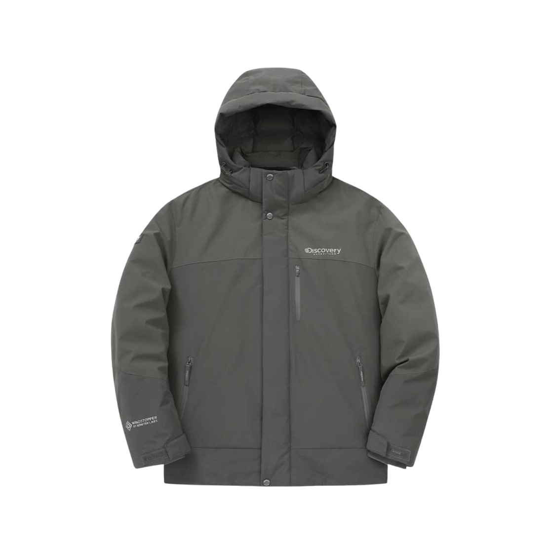 디스커버리 익스페디션 베르겐 고어 윈드스토퍼 구스 숏 다운 자켓 그레이 | Discovery Expedition | KREAM