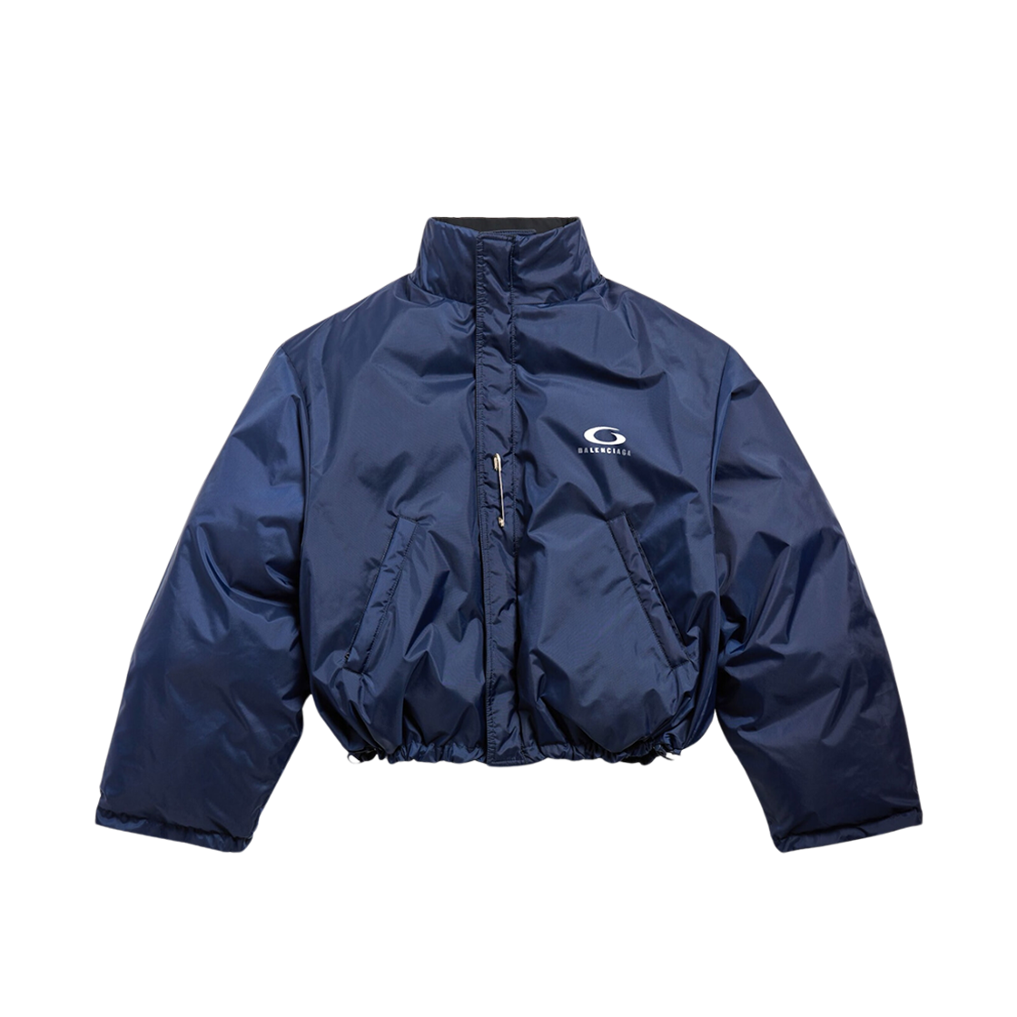 (W) 발렌시아가 루프 스포츠 아이콘 리버시블 퍼퍼 블랙 블루 | Balenciaga | KREAM