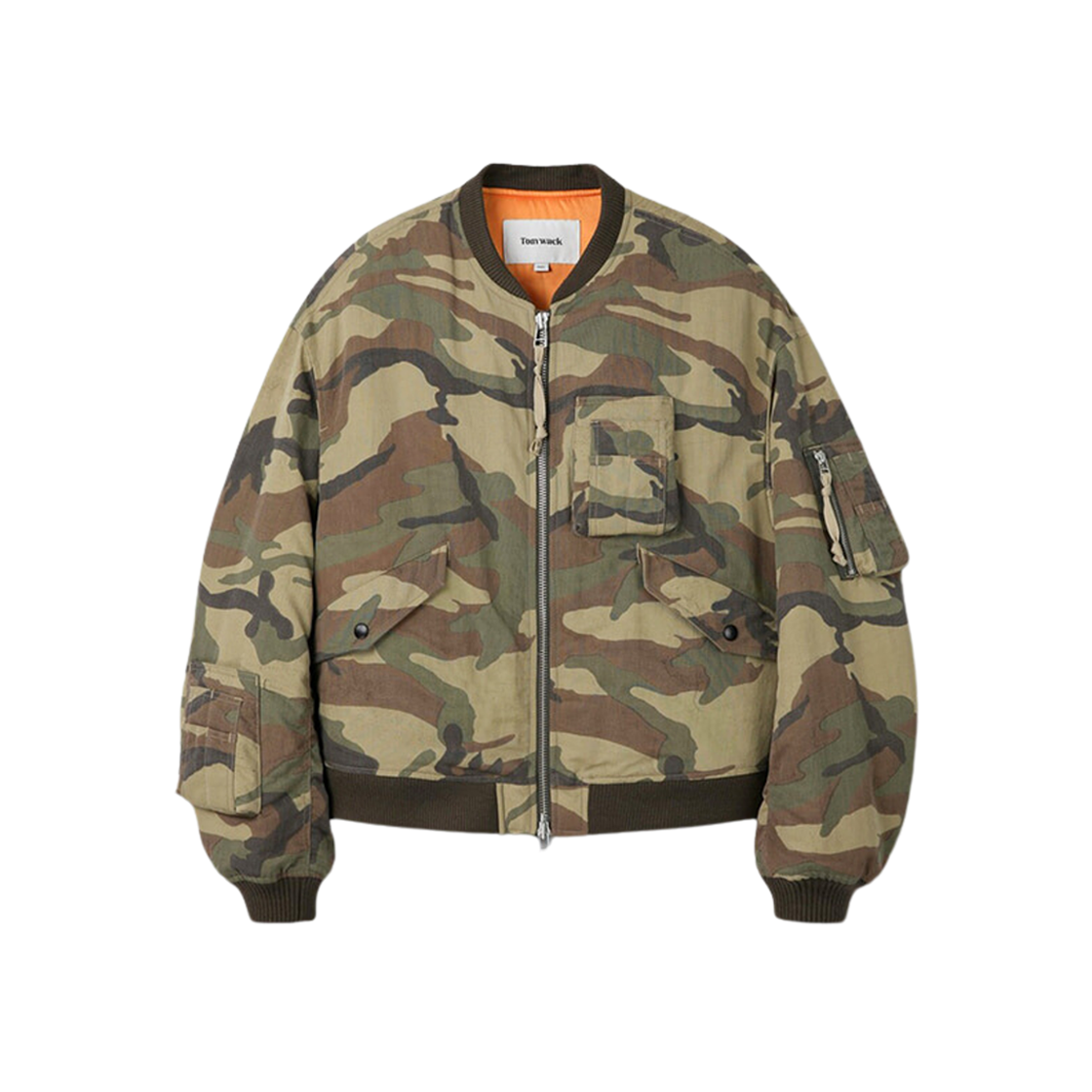 토니웩 카모플라주 나일론 봄버 베이지 그린 | Tonywack | KREAM