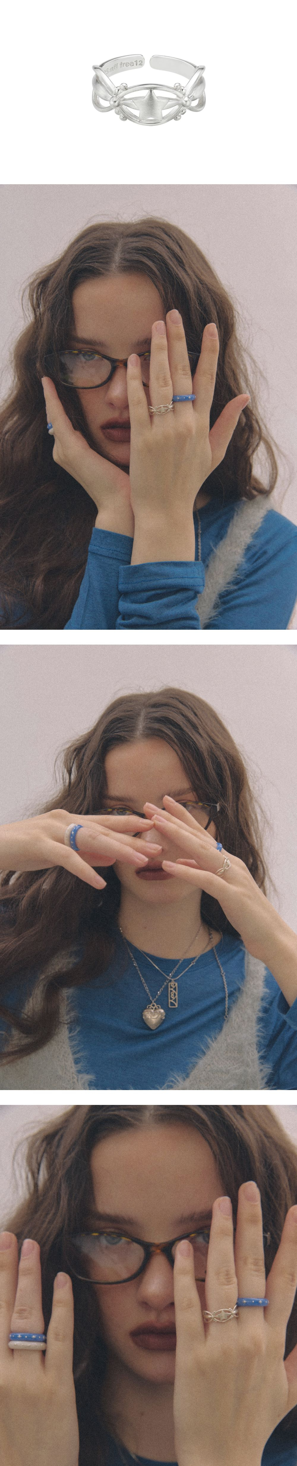 엔프프 실버925 스타 글리머 링 실버 | Nff | KREAM