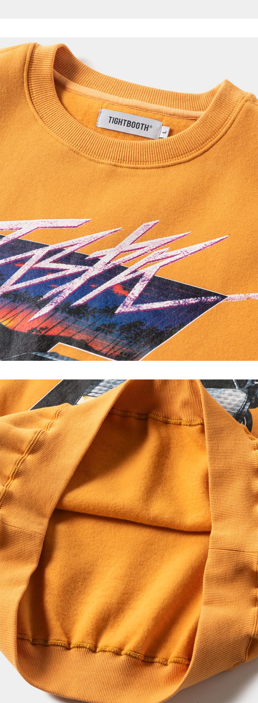 타이트부스 이니셜 T 크루 스웨트 셔츠 블랙 - 24FW | Tightbooth | KREAM