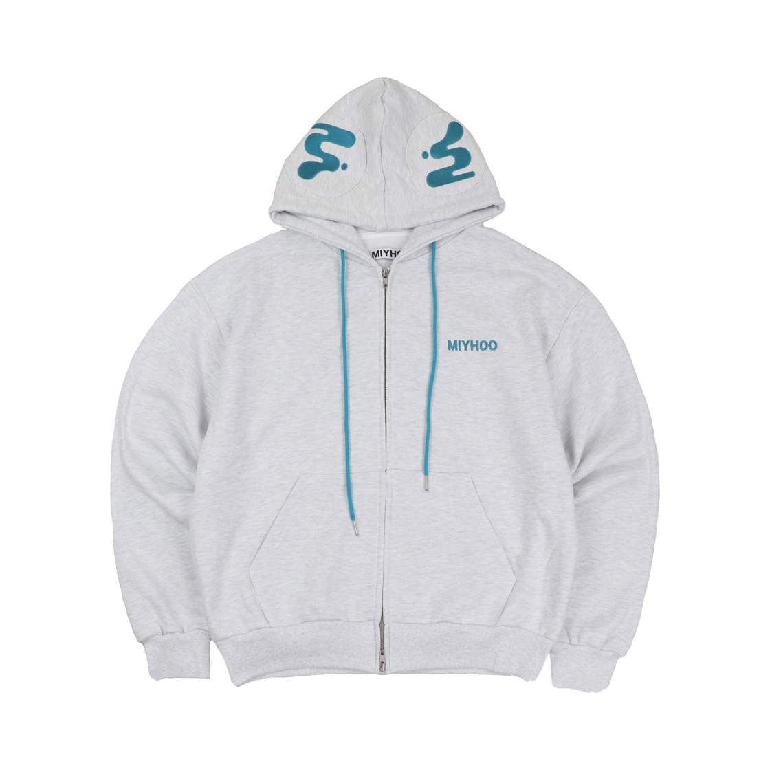 미와이후 이어플러그 후디 집업 멜란지 | MIYHOO | KREAM