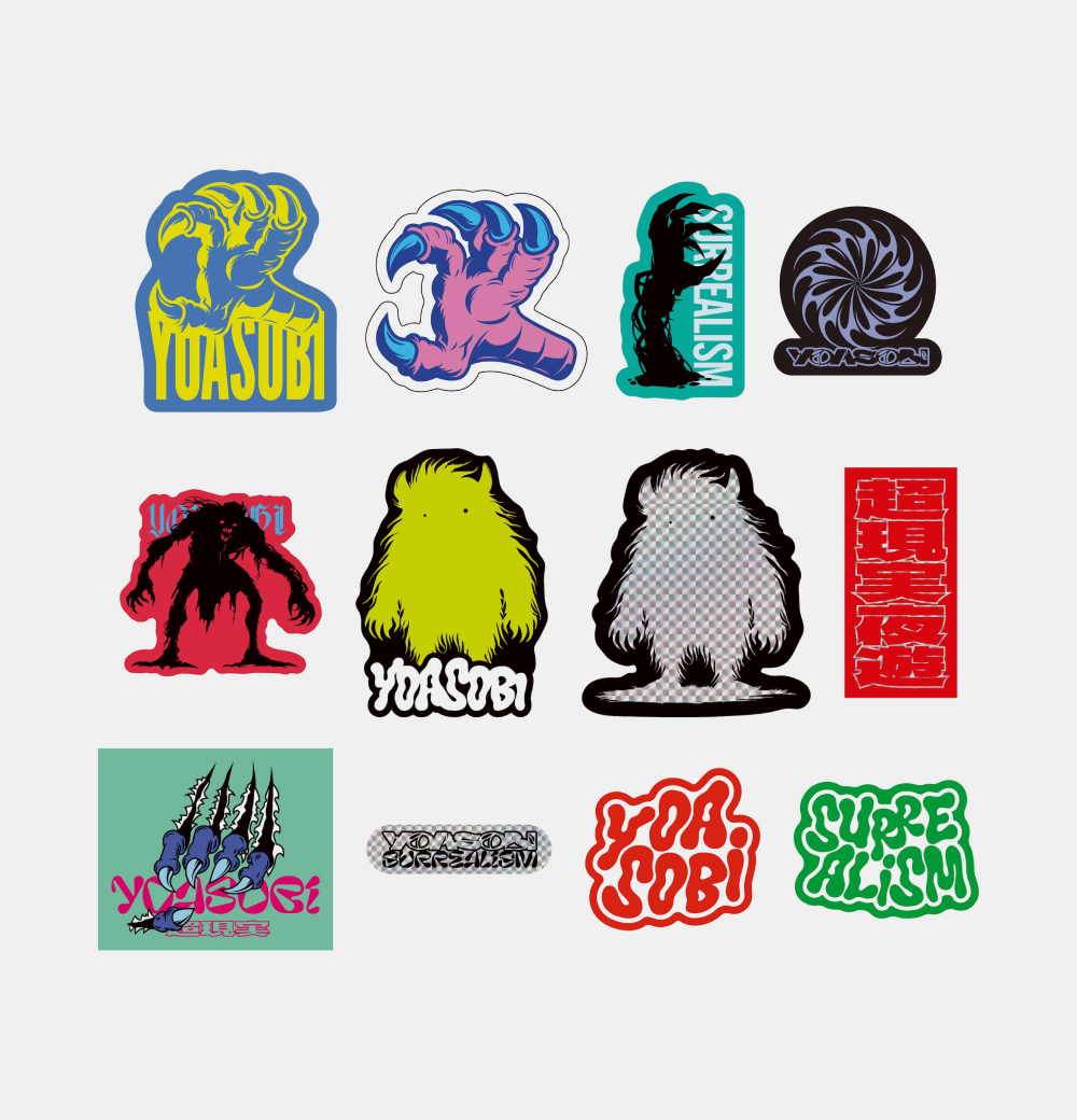 요아소비 스티커 세트 | YOASOBI ASIA TOUR | KREAM