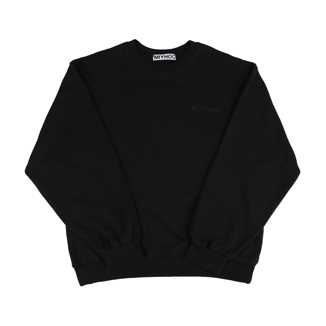 미와이후 백 포켓 스웻 셔츠 블랙 | MIYHOO | KREAM