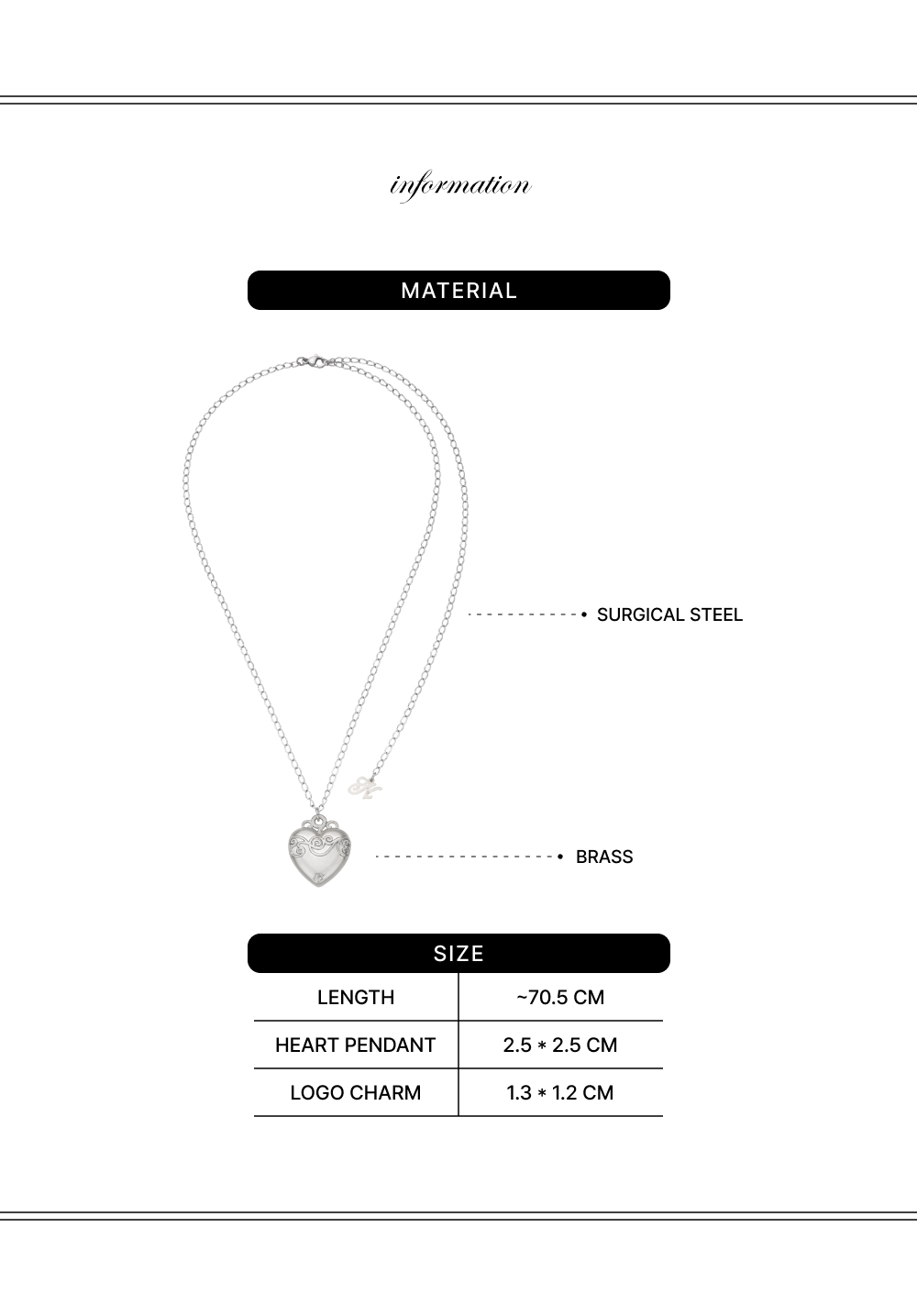 엔프프 피닝 네크리스 실버 | Nff | KREAM