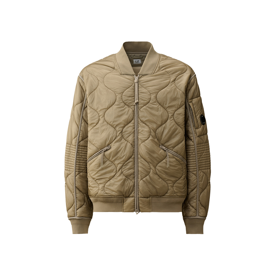 C.P. 컴퍼니 라이너 패디드 봄버 자켓 빈티지 카키 베이지 - 24FW | C.P. Company | KREAM