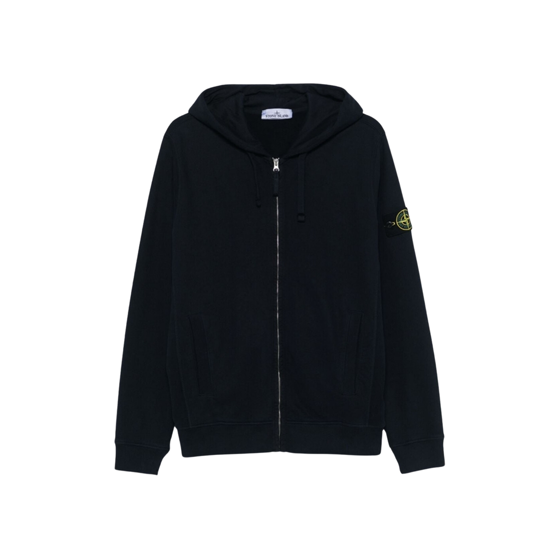 스톤 아일랜드 63520 와펜 패치 후드 풀 집업 네이비 블루 - 24FW | Stone Island | KREAM