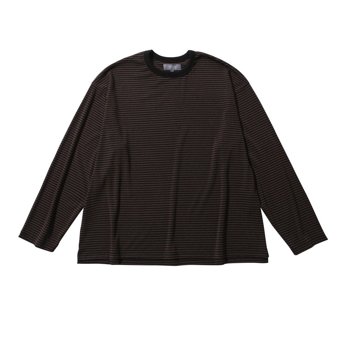 발루트 더스티 스트라이프 롱슬리브 블랙 브라운 | Ballute | KREAM