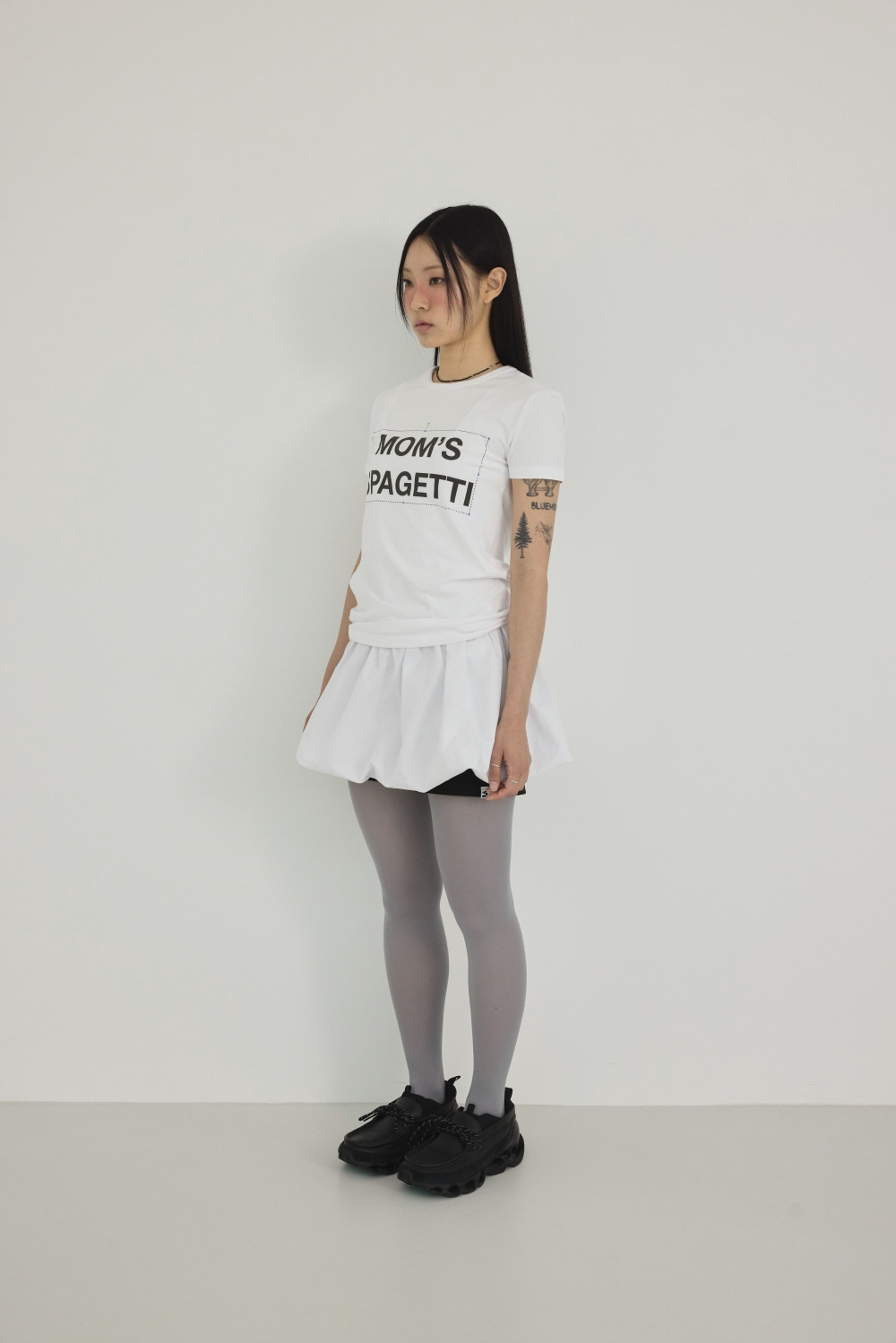 미와이후 맘스 스파게티 에딧 티 화이트 | MIYHOO | KREAM