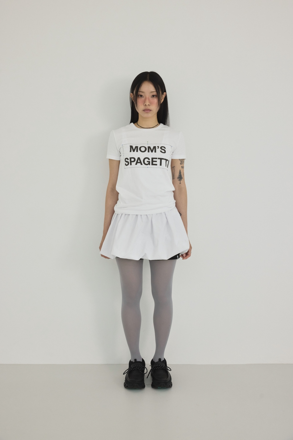 미와이후 맘스 스파게티 에딧 티 화이트 | MIYHOO | KREAM