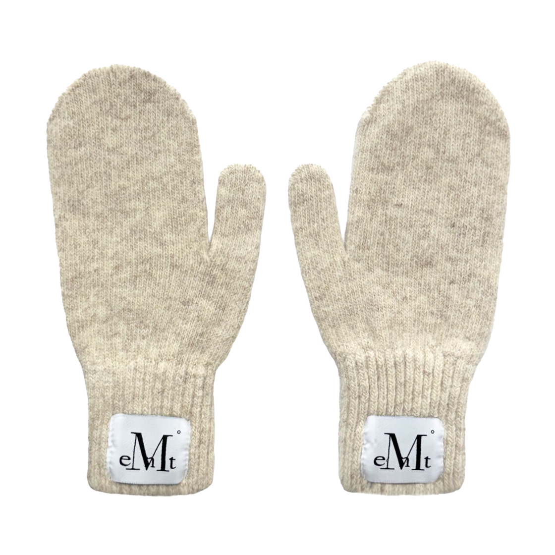 무센트 페어리 시그니처 니트 글러브 미튼 베이지 | MUCENT | KREAM