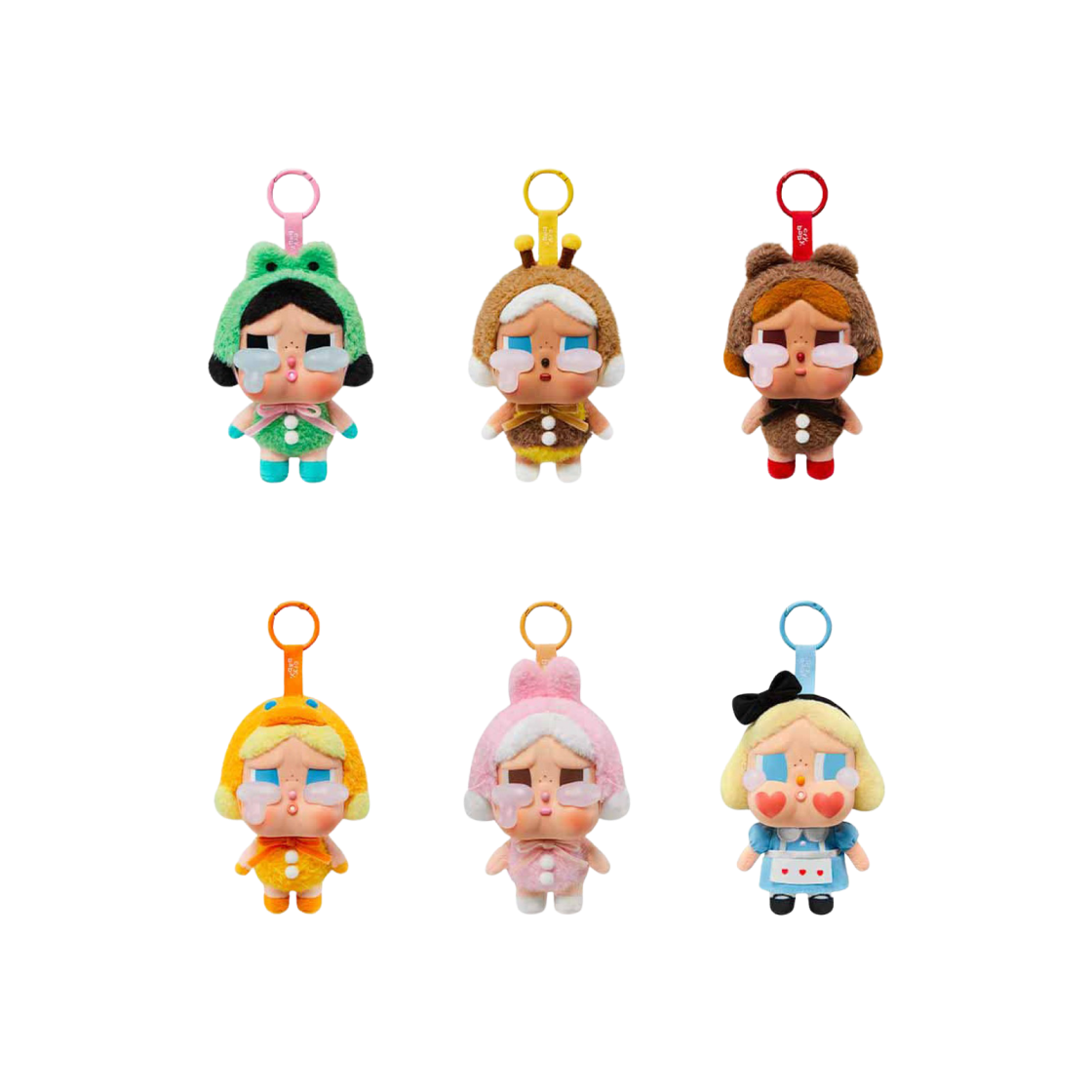 팝마트 크라이베이비 크라잉 어게인 시리즈 플러시 키링 미개봉 랜덤박스 (6개입) | Pop Mart | KREAM