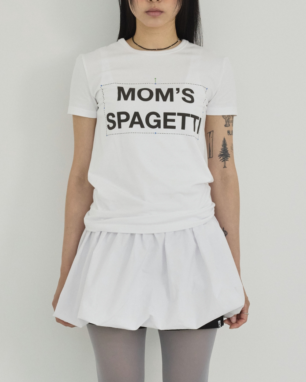 미와이후 맘스 스파게티 에딧 티 화이트 | MIYHOO | KREAM