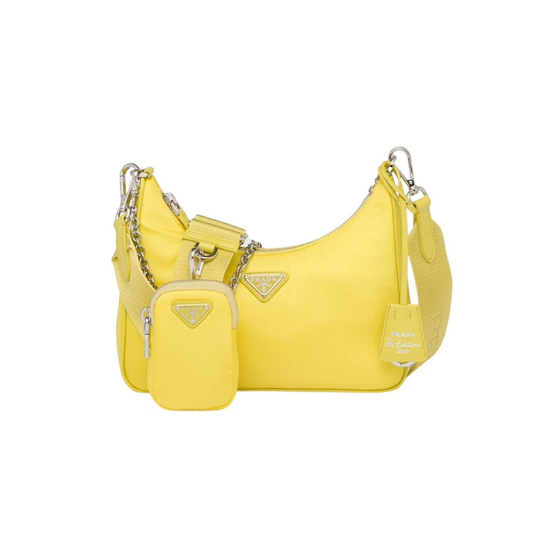 프라다 리에디션 2005 리나일론 백 시트론 옐로우 | Prada | KREAM