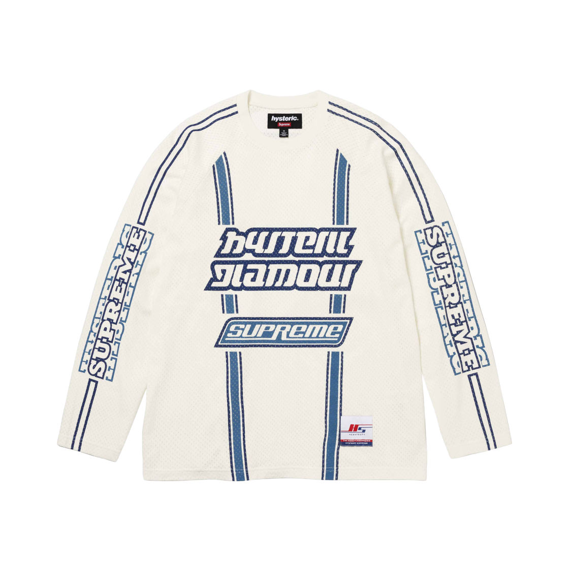 슈프림 x 히스테릭 글래머 메쉬 롱슬리브 탑 블랙 - 24FW 슈프림 x 히스테릭 글래머 메쉬 롱슬리브 탑 블랙 - 24FW