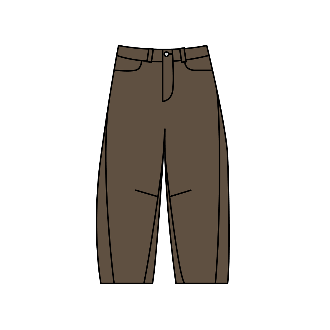 (W) GU 배럴 레그 진 브라운 - KR | GU | KREAM