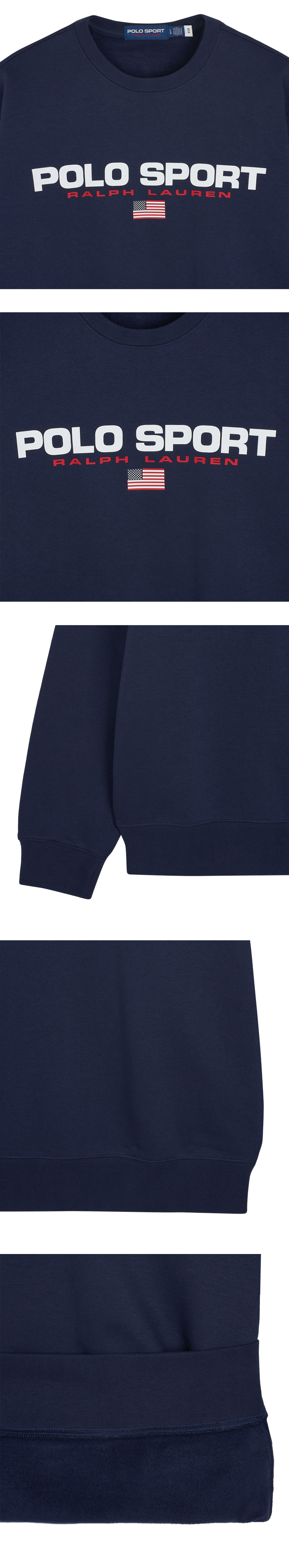 폴로 랄프 로렌 폴로 스포츠 플리스 스웨트셔츠 크루즈 네이비 화이트 - 24FW | Polo Ralph Lauren | KREAM