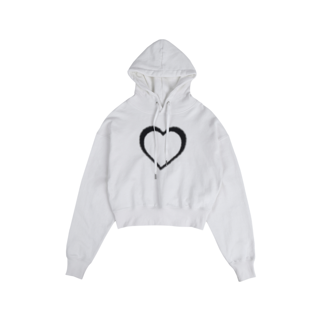 (W) 에이에이 러브 크롭 후디 화이트 | Aeae | KREAM
