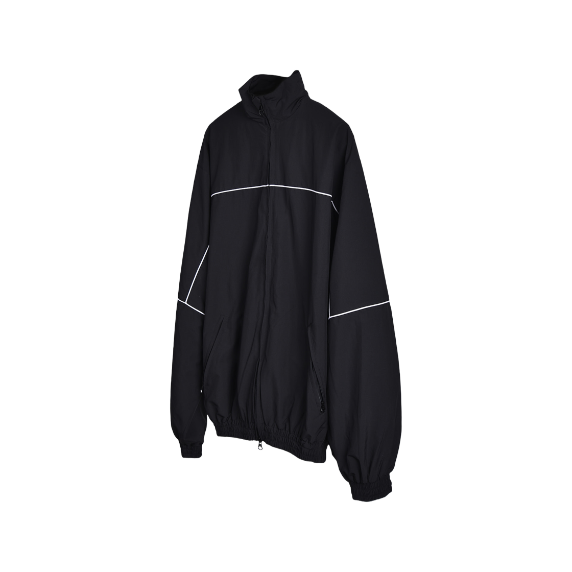 (W) 에이에이 루즈드 나일론 트랙 자켓 블랙 | Aeae | KREAM