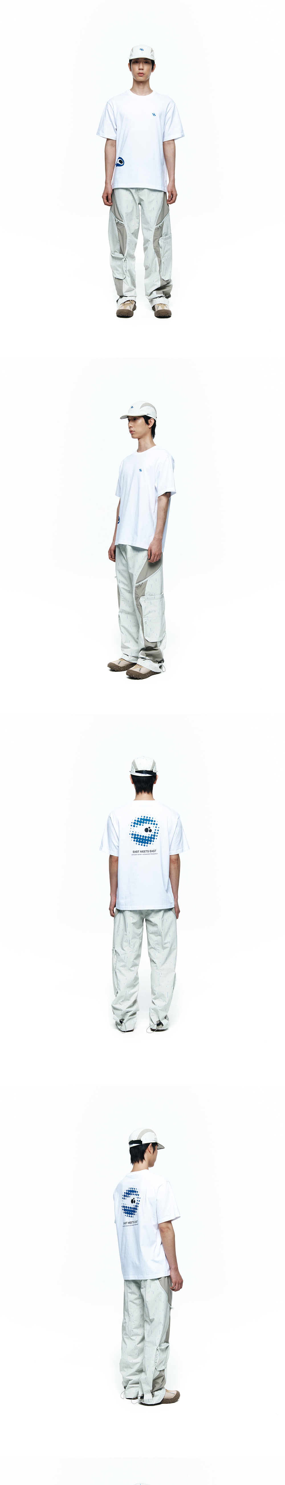 산산기어 X 에이알 로고 티셔츠 화이트 | Sansan Gear | KREAM