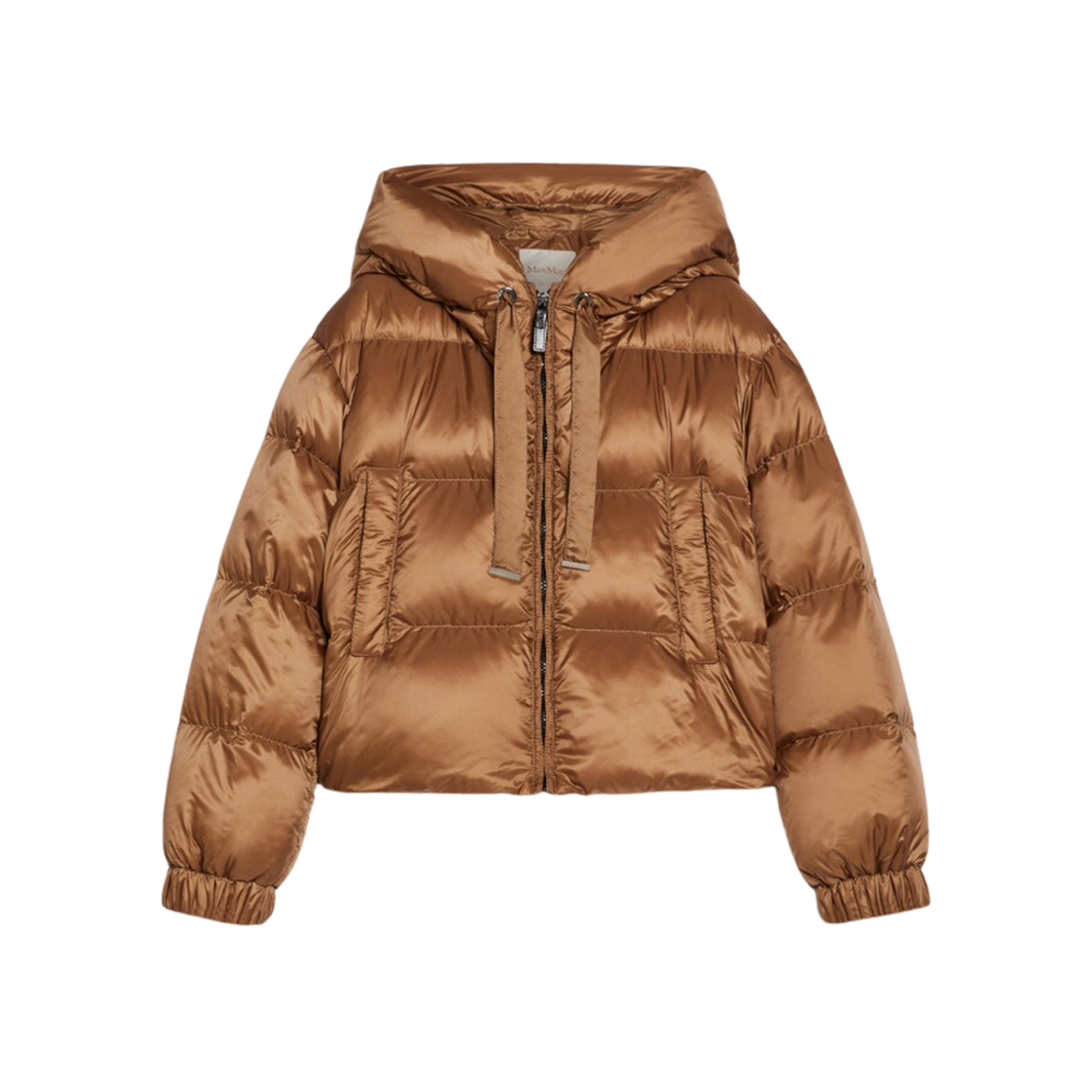 (W) 막스마라 더 큐브 세이에 크롭 다운 자켓 퀼티드 방수 소재 캔버스 카라멜 | Max Mara | KREAM