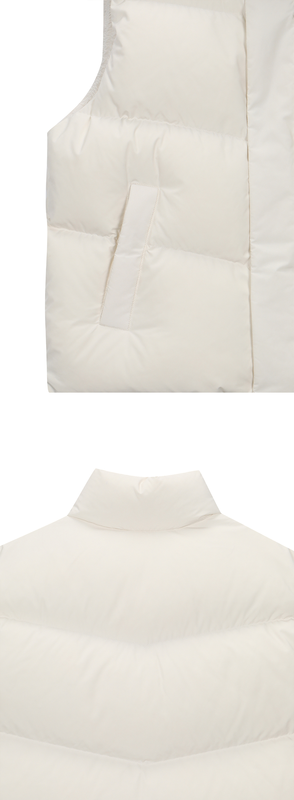 수프라 에센셜 다운 패딩 베스트 크림 | Supra | KREAM