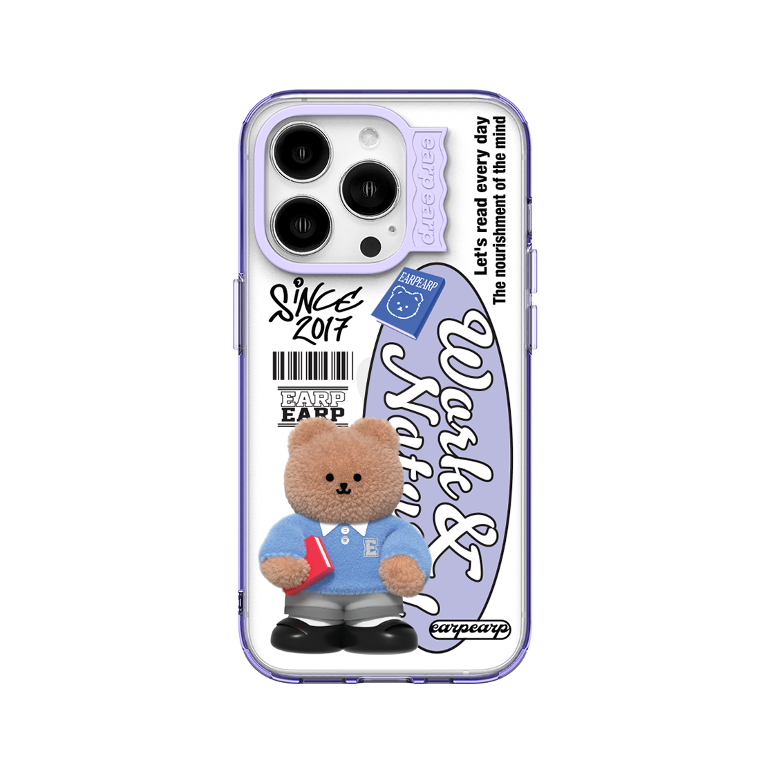 어프어프 웨이브라벨 하이스쿨 코비 퍼플 | earpearp | KREAM