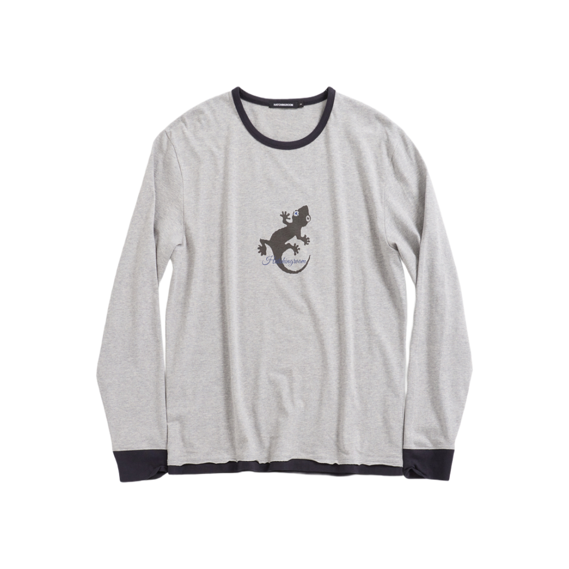 해칭룸 리자드 링거 티셔츠 M.그레이 | Hatchingroom | KREAM