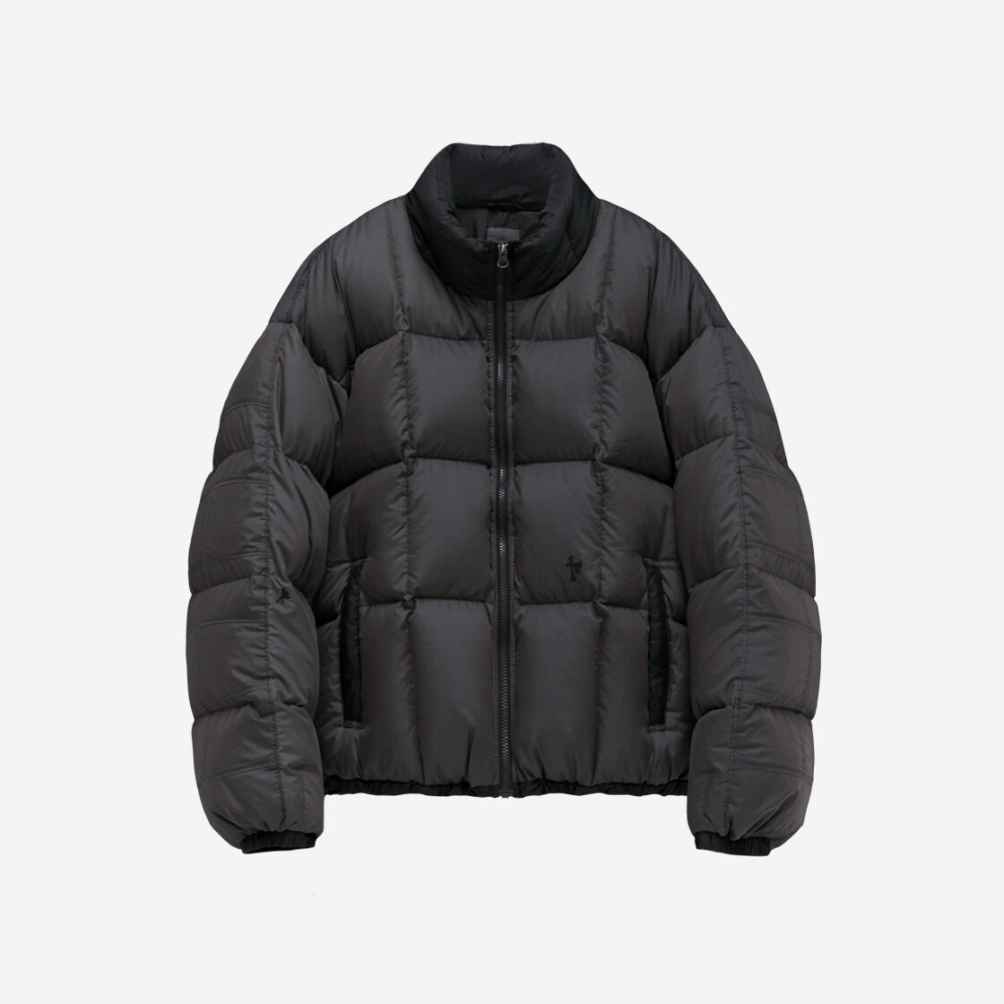 폴리테루 패치드 집 다운 푸퍼 자켓 퍼플 | Polyteru | KREAM