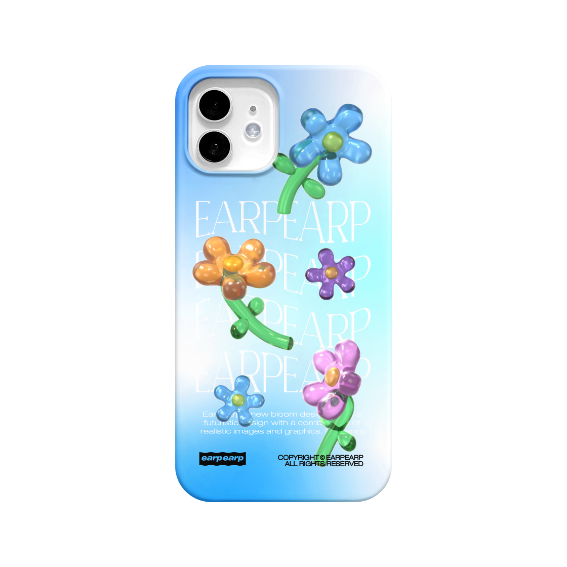 어프어프 젤리 플라워 하드 케이스 스카이 블루 | earpearp | KREAM