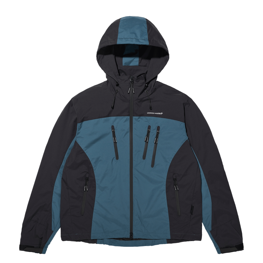 록히드마틴 LM 컬러 블럭 쉴드 쉘 자켓 차콜 | LOCKHEED MARTIN | KREAM