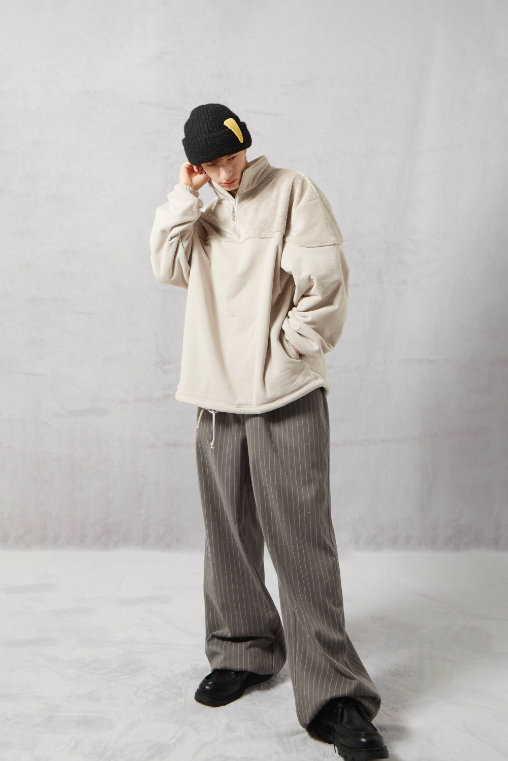 호노 리포트 이지 빅 팬츠 오트 스트라이프 | Hono Report | KREAM