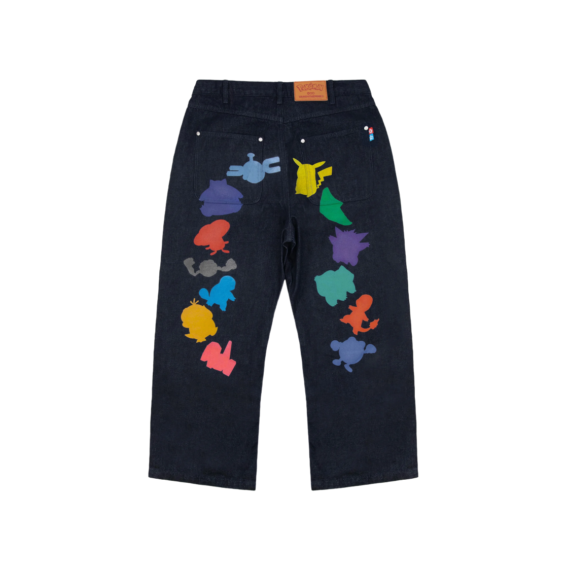반디 더 핑크 x 포켓몬 멀티 컬러 실루엣 데님 인디고 | Vandy The Pink | KREAM