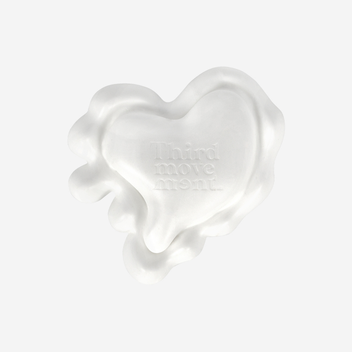써드무브먼트 멜팅 하트 톡 화이트 | Third movement | KREAM
