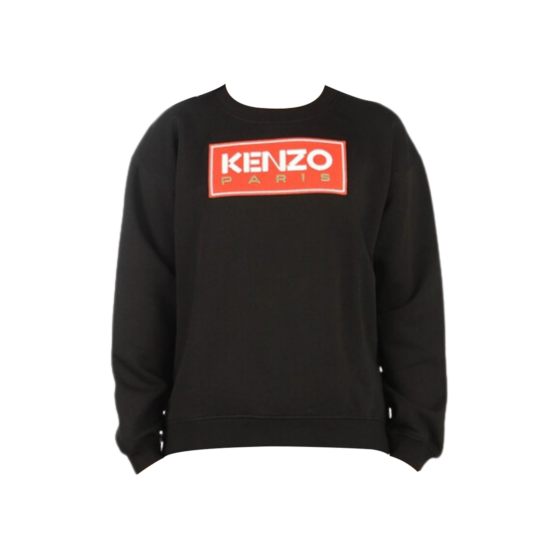 (W) 겐조 로고 코튼 스웨트셔츠 블랙 | Kenzo | KREAM