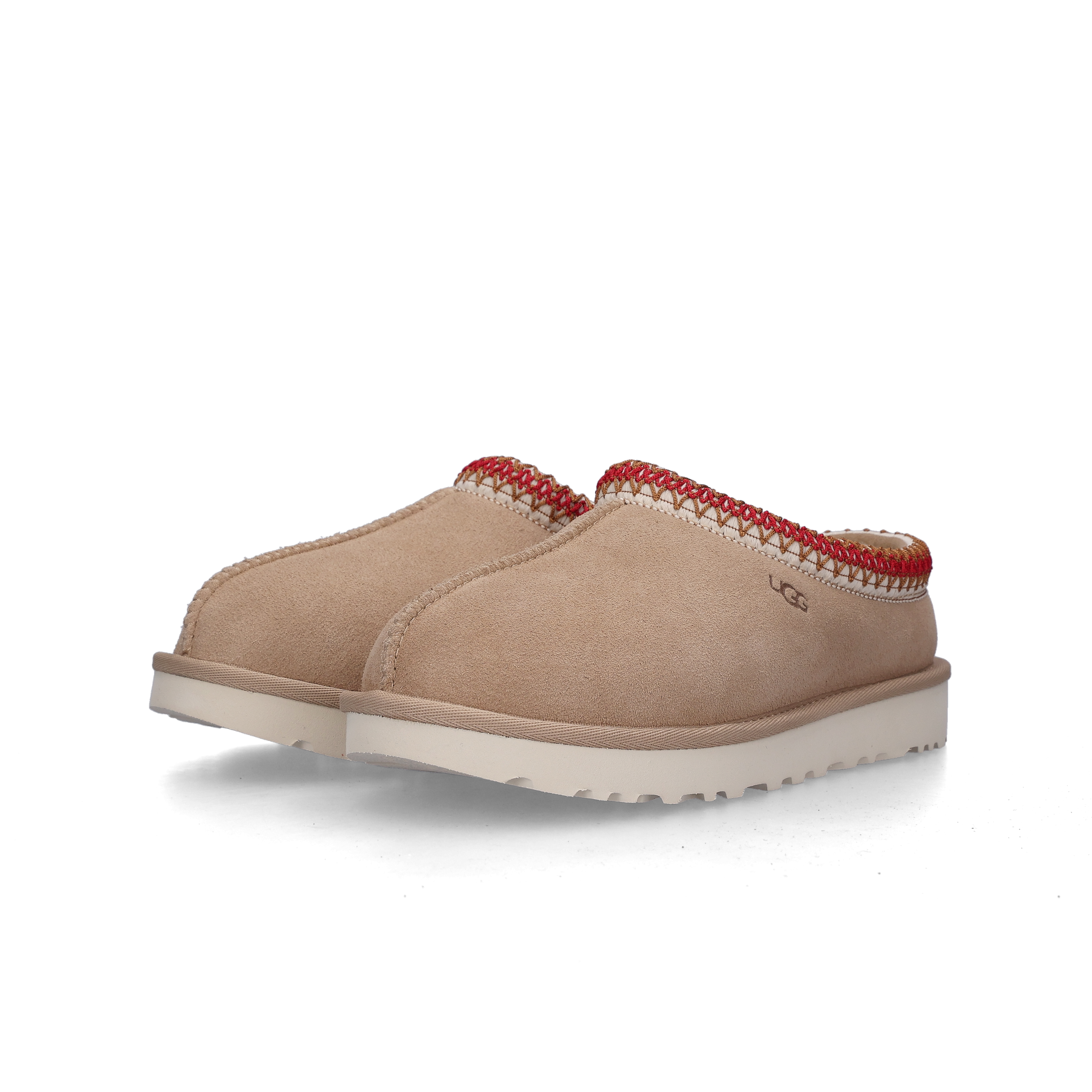 (W) 어그 타스만 슬리퍼 샌드 다크 체리 | KREAM