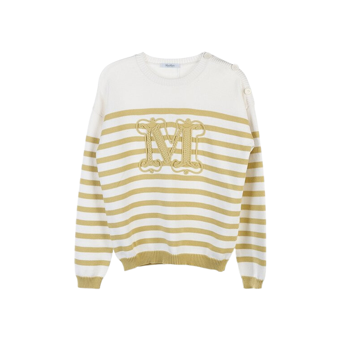 (W) 막스마라 라뇨 코튼 스웨터 페일 옐로우 | Max Mara | KREAM