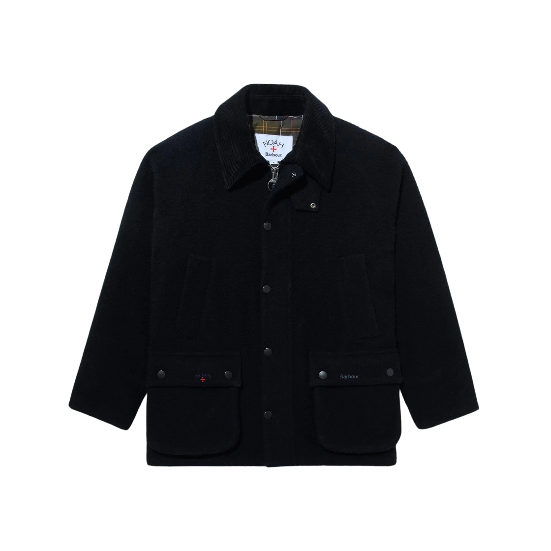 바버 x 노아 비데일 울 자켓 블랙 | Barbour | KREAM