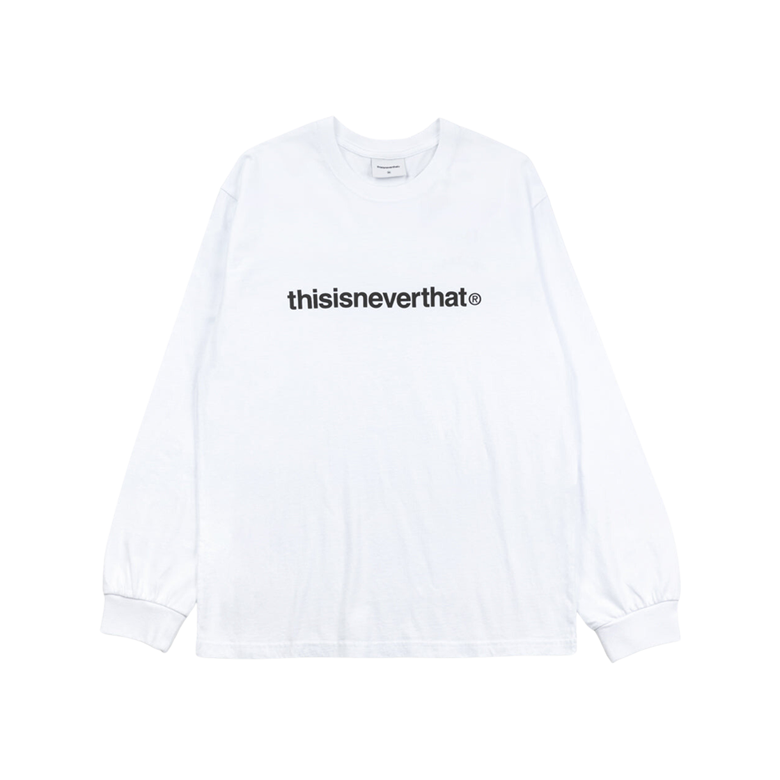 디스이즈네버댓 T 로고 롱슬리브 티셔츠 화이트 | Thisisneverthat | KREAM