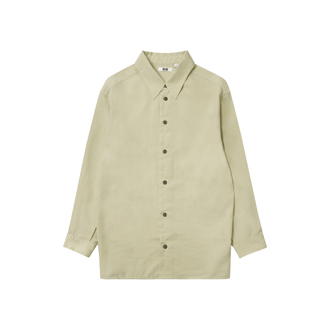 (W) 유니클로 U 드레이프 셔츠 베이지 - KR | Uniqlo | KREAM