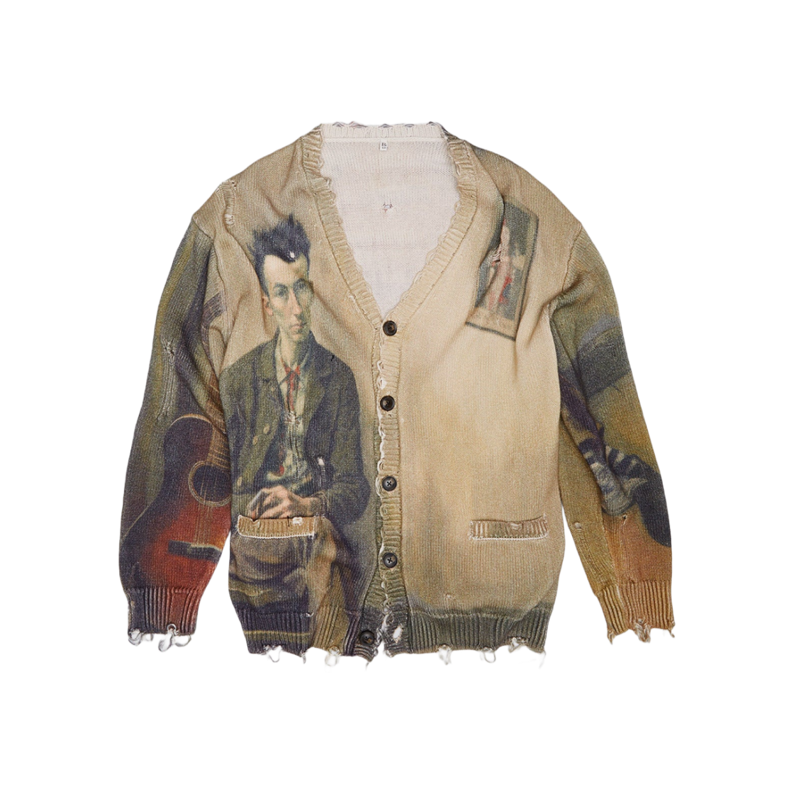 (W) R13 프린티드 보이프렌드 가디건 프린티드 포트레이트 | R13 | KREAM