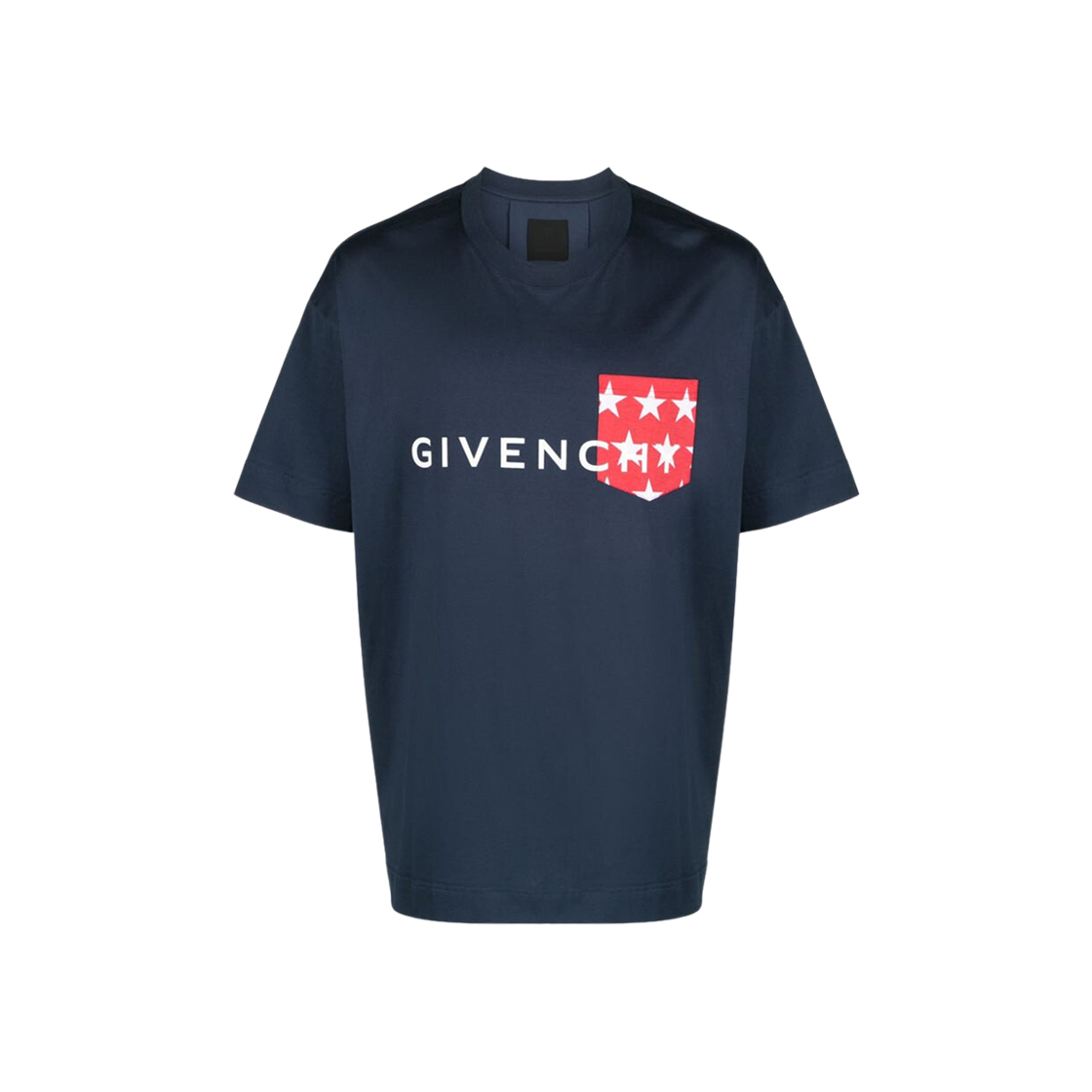 지방시 4G 코튼 포켓 티셔츠 딥 블루 | Givenchy | KREAM