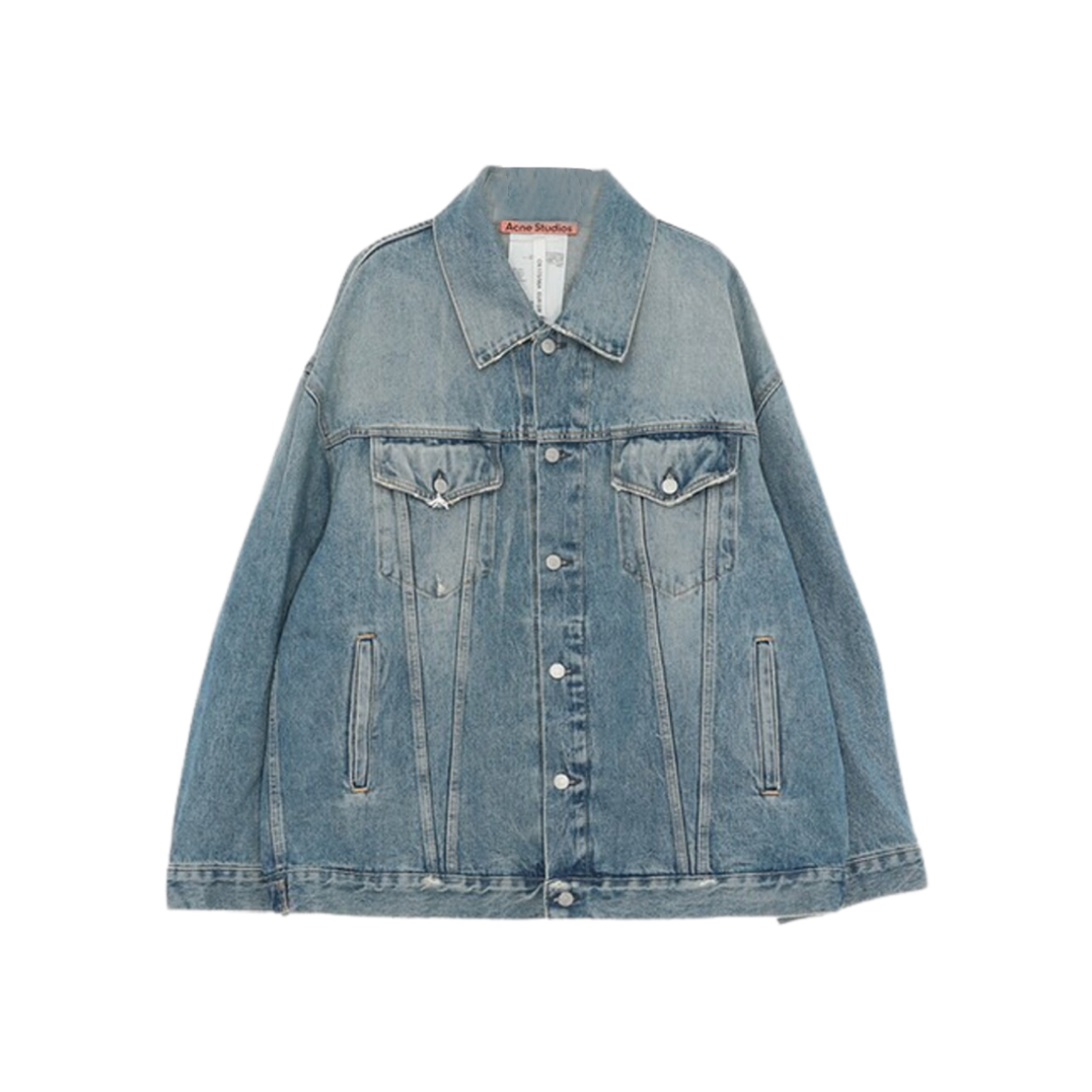 아크네 스튜디오 투포켓 오버사이즈 자켓 블루 | Acne Studios | KREAM
