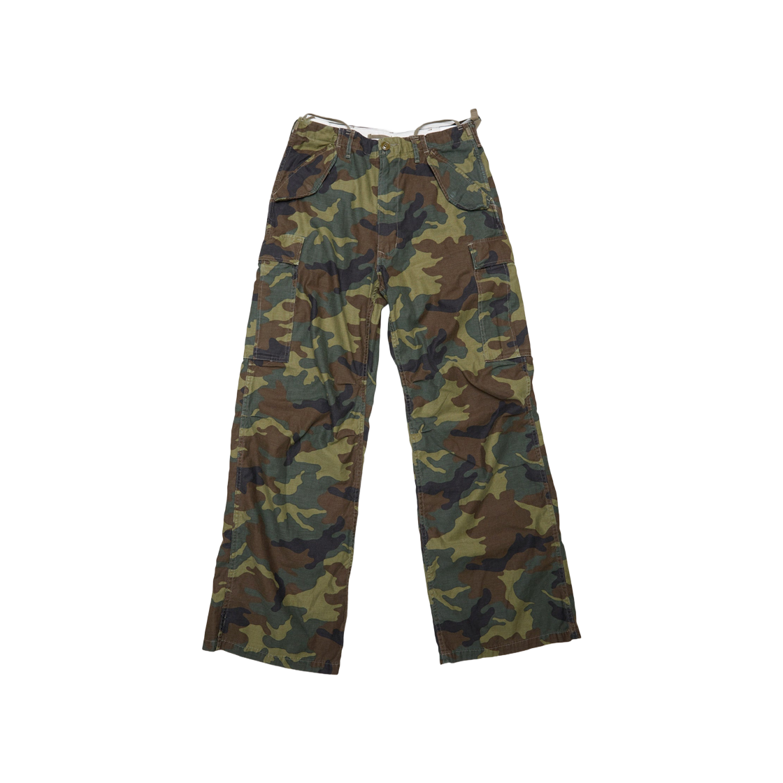 (W) R13 와이드 레그 카고 카모 | R13 | KREAM