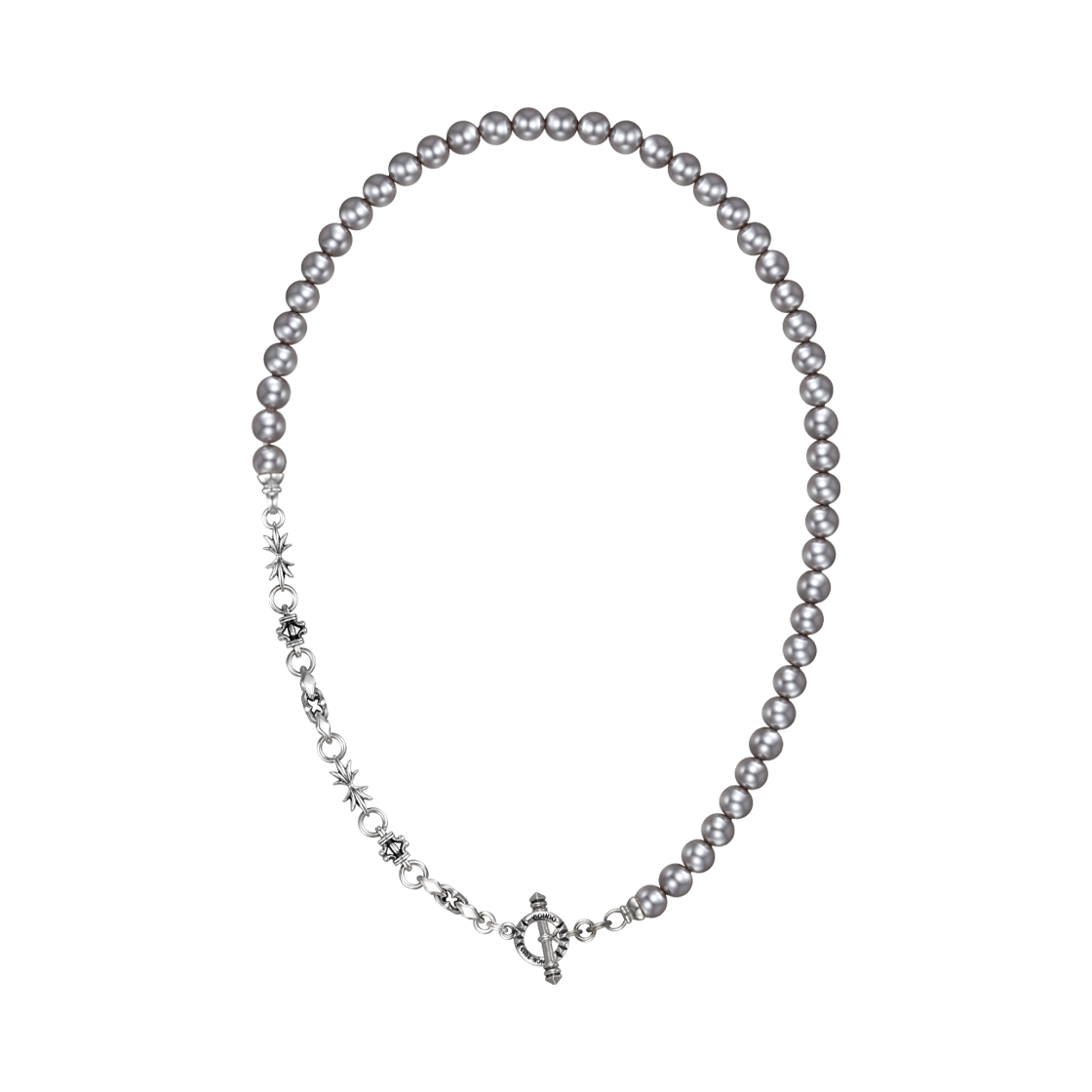 스쿠도 슬림 6mm 더스트 그레이 펄 2way 시그니처 네클리스 | SCUDO | KREAM