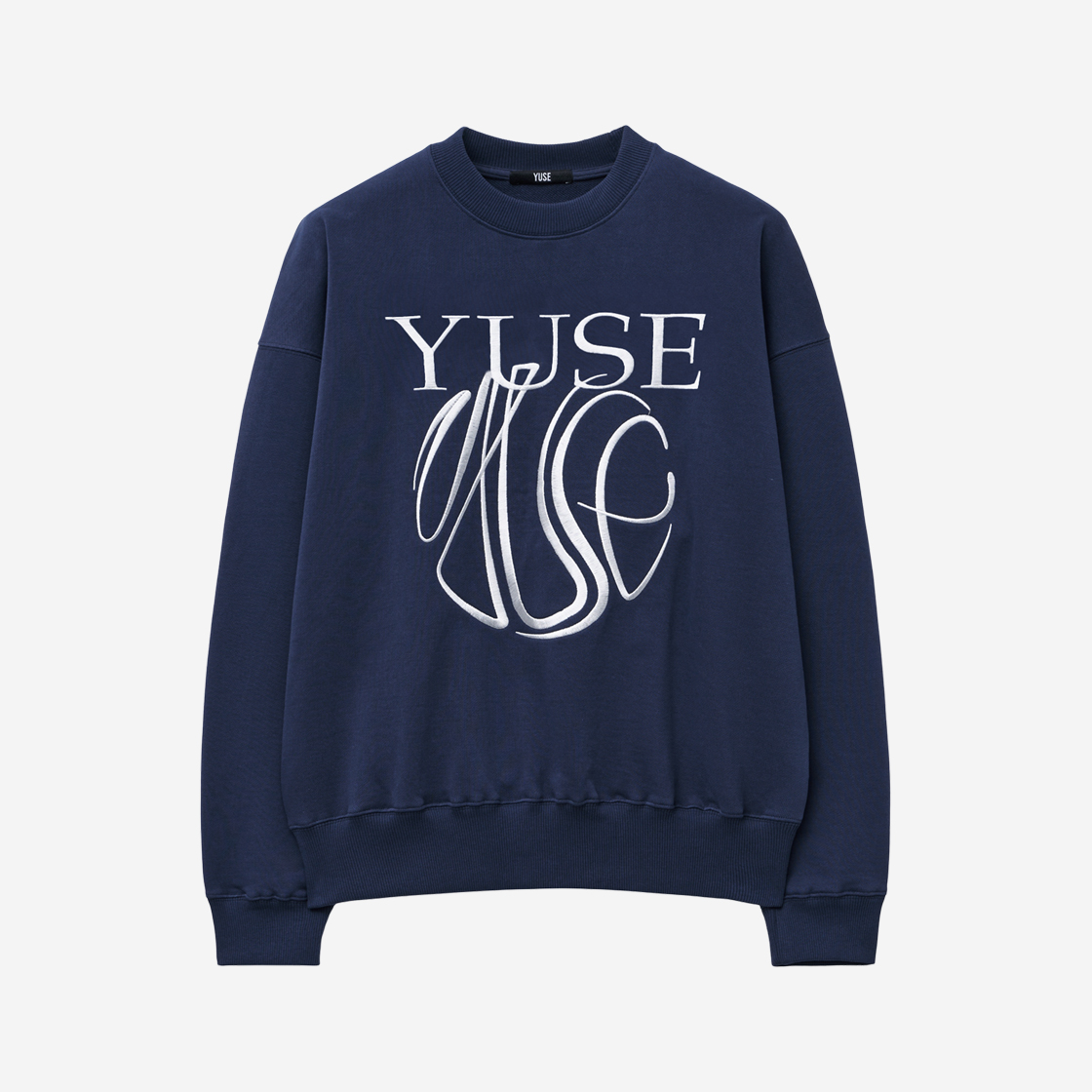 유즈 스웨트셔츠 어스유즈 니들워크 네이비 | YUSE | KREAM