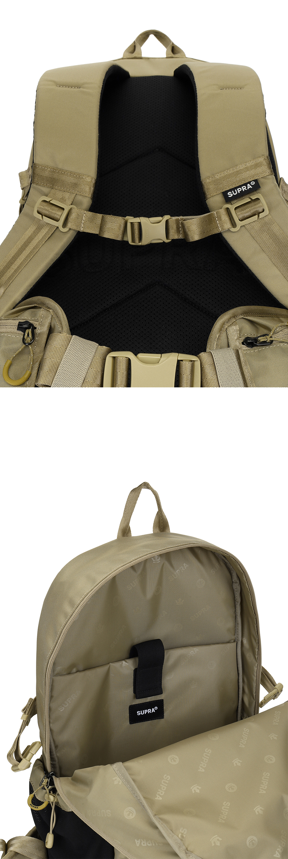 수프라 바시티 스케이트보드 백팩 베이지 | Supra | KREAM