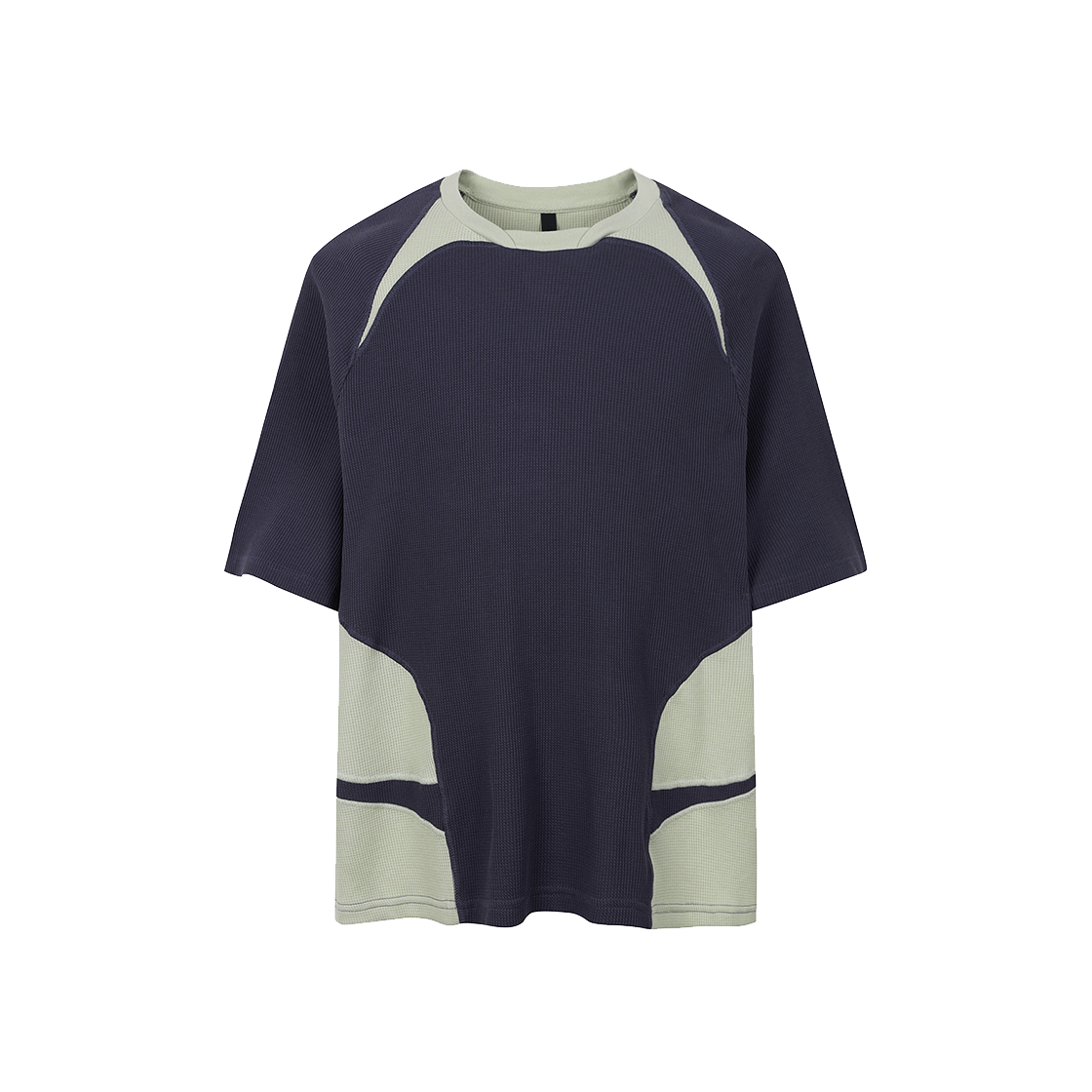 _J.L-A.L_ 와플 페이셋 쇼트 슬리브 그린 슬레이트 - 24FW | J.L-A.L | KREAM