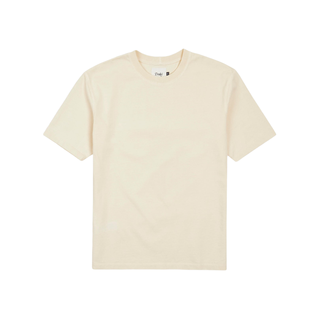 드레익스 코튼 크루넥 하이킹 티셔츠 앤티크 화이트 | Drake's | KREAM